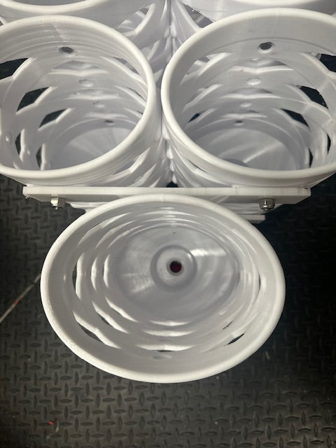 Modular tuna tubes: 6 pack (oval) – Naughty Rooster Fishing